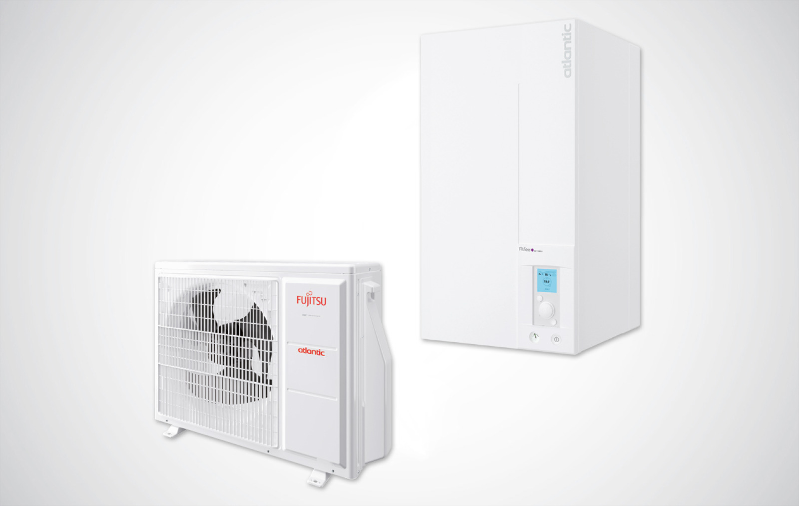 Pompe à chaleur aérothermie Alféa Extensa A.I. R32 et Alféa Extensa Duo A.I. R32 - AtlanticPompe ...