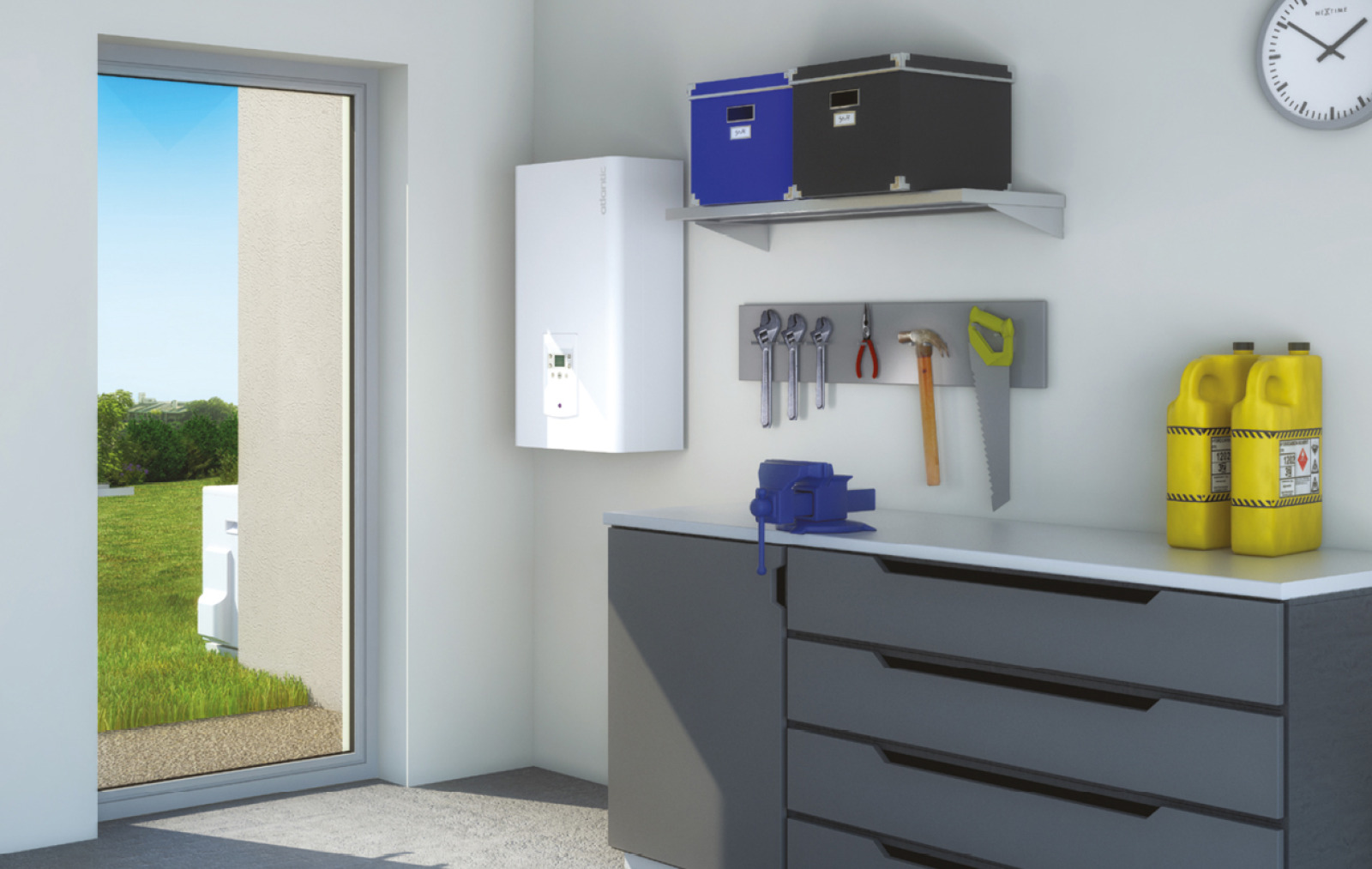 Pompe à chaleur aérothermie Loria 6000 et Loria Duo 6000 - Atlantic